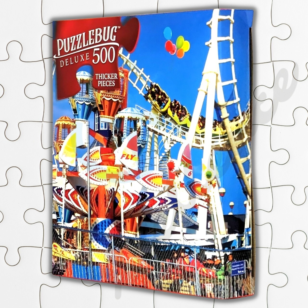 Puzzlebug Deluxe Amusement Park Rides Jigsaw Puzzle 500 Thicker Pieces ...