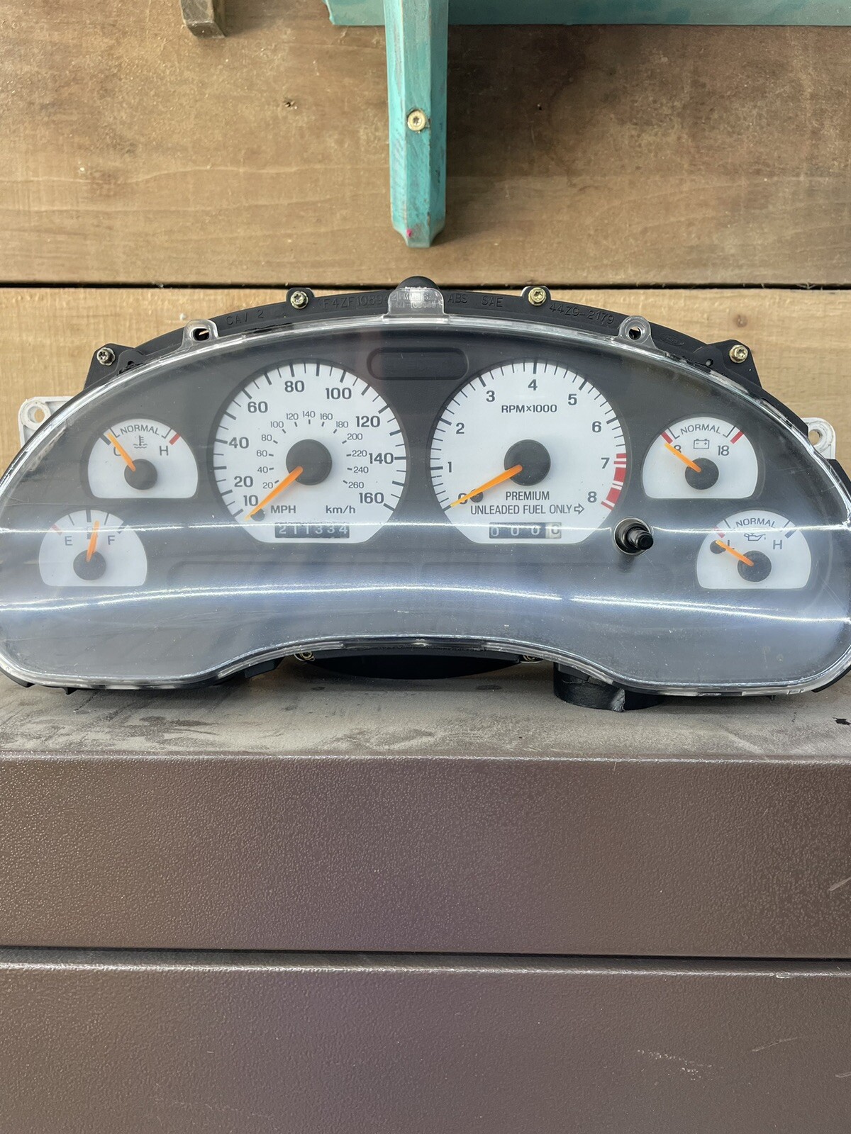 96 Ford Mustang COBRA Instrument Gauge Cluster | eBay