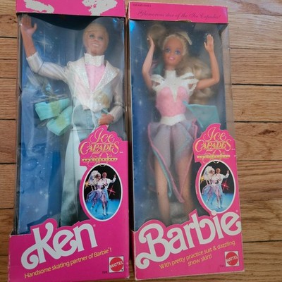 Ice Capades Ken And Barbie Doll Lot 50th Anniversary NIB 1989 Mattel ...