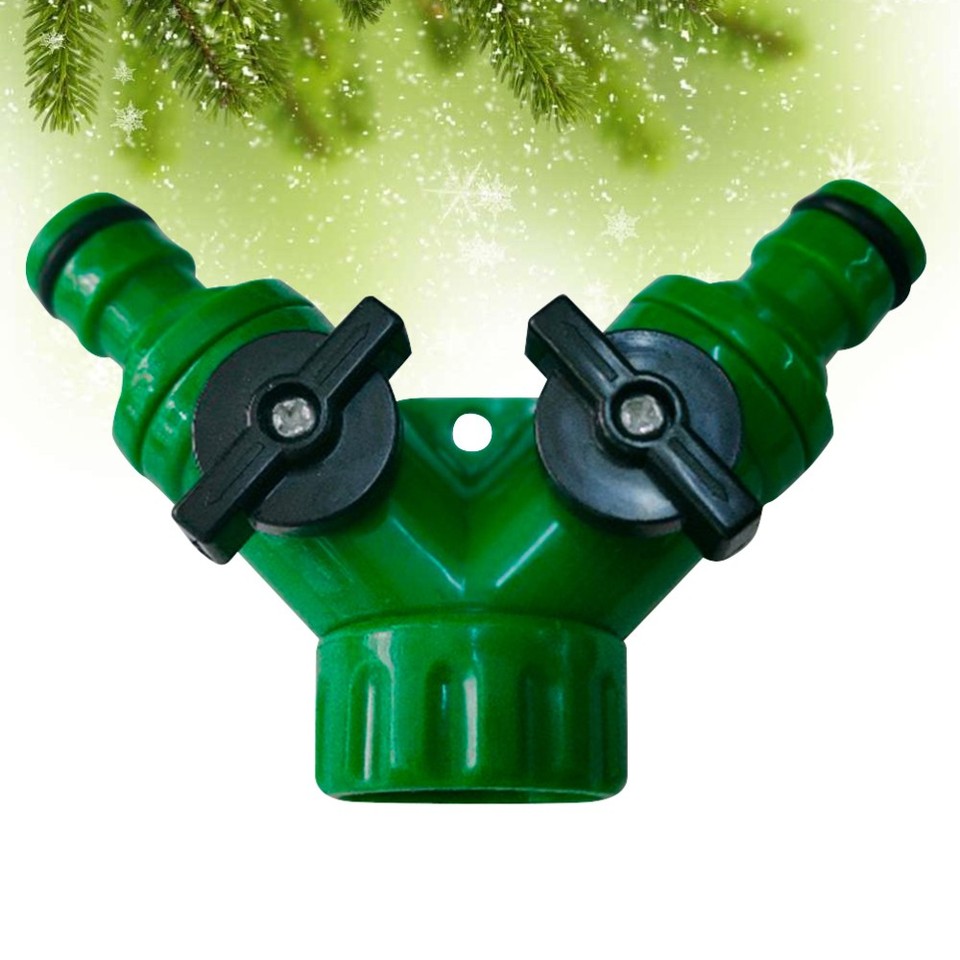 2 -way Pipe Connector Male Female Connectors Water Hose Garden Tap | eBay