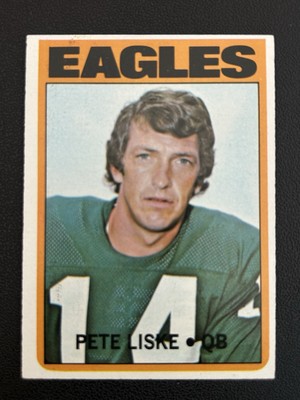 1972 Topps Football Card #228 Pete Liske - Philadelphia Eagles/Penn St ...
