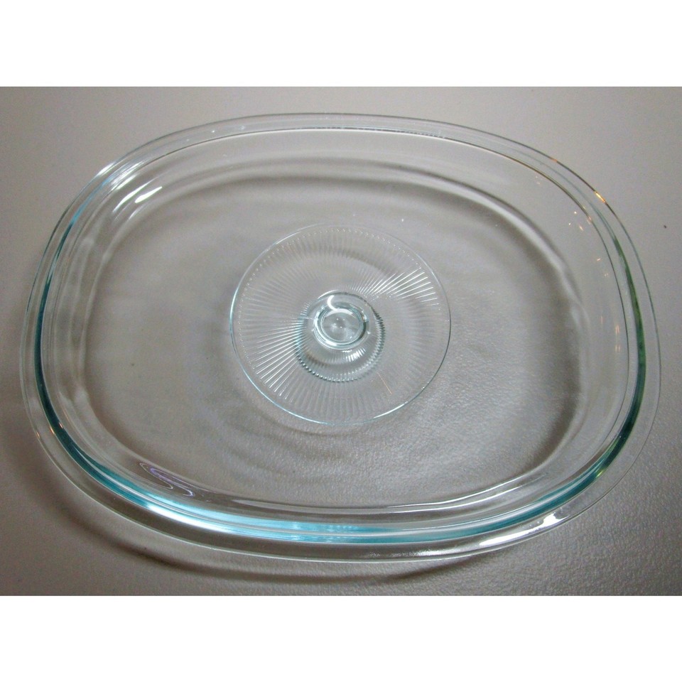 Pyrex Oval Casserole Dish Clear Glass Replacement Lid DC1.5C | eBay