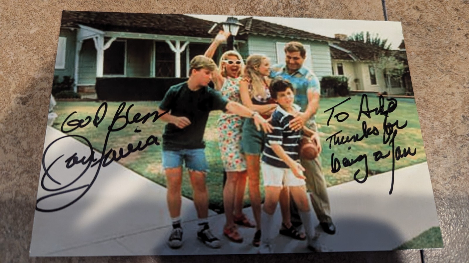 DAN LAURIA THE WONDER YEARS DAD SIGNED 4x6 PHOTO Guaranteed Authentic ...