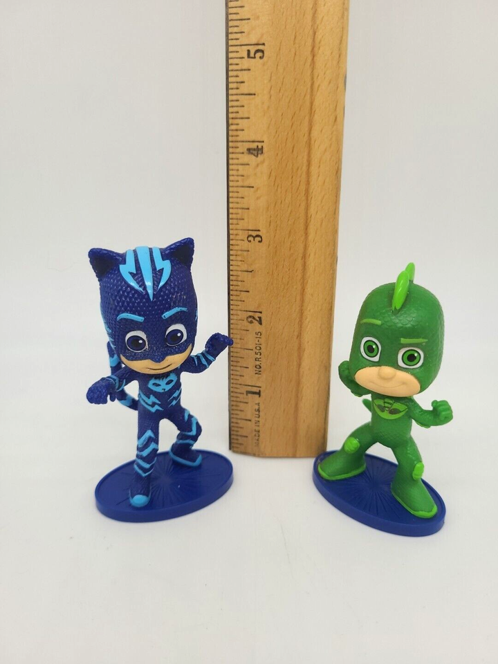PJ Masks Gecko Gekko & Catboy Lot Figure on Stand 3" | eBay