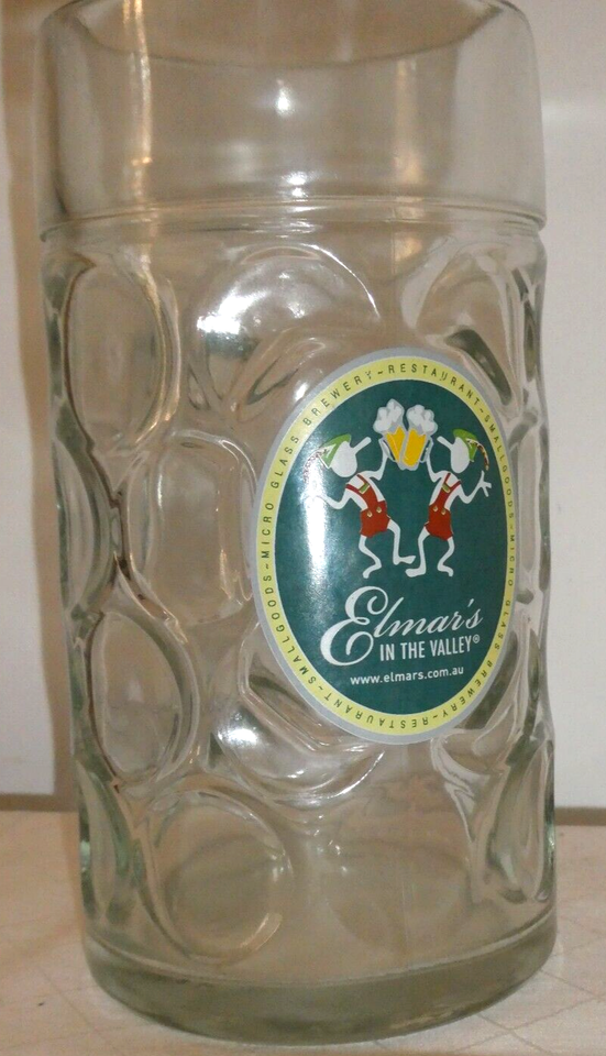 1 Elmars in The Swan Valley Micro Brewery Sturdy Glass Beer Mug 1ltr or ...