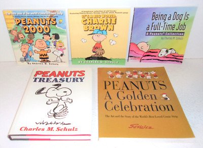 5 Peanuts books by Charles M. Schulz Treasury A Golden Celebration ...
