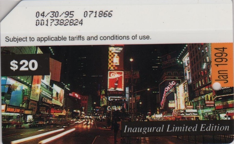 Metrocard Inaugural limited edition. | eBay