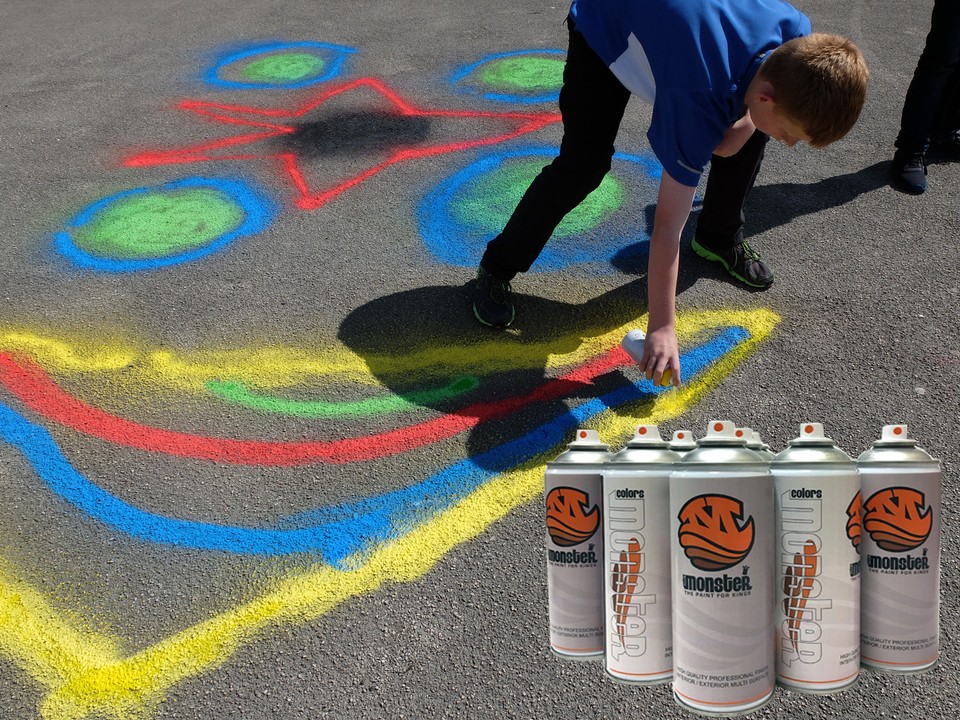 1 x Monstercolors Spray Paint 400ml, Any Colour & Finish, Matte, Satin ...