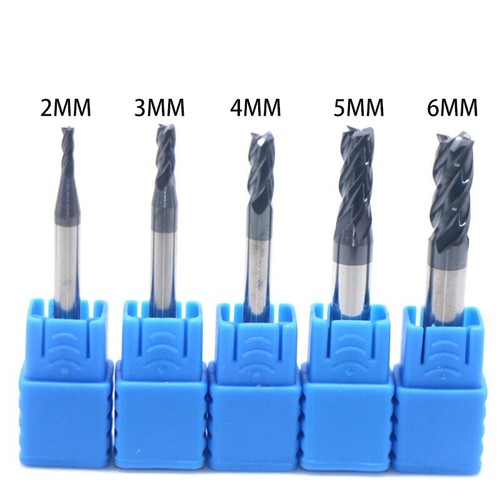 HRC50 End Mill Metalworking 4 Flute CNC Carbide Engraving Extension ...