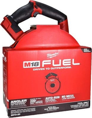 Milwaukee 2873-20 FUEL ANGLER Pulling Fish Tape Powered Base (Tool-Only ...