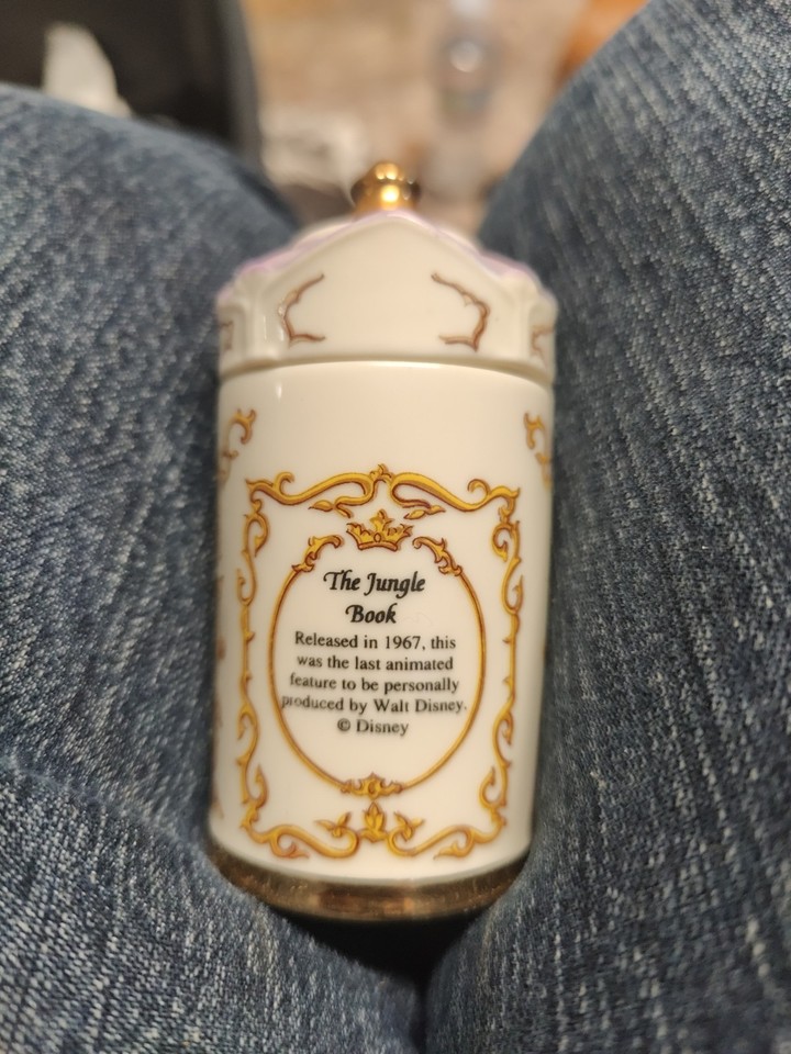 Disney Lenox Spice Jar Collection 1995 Vintage. **Allspice*Jungle Book ...