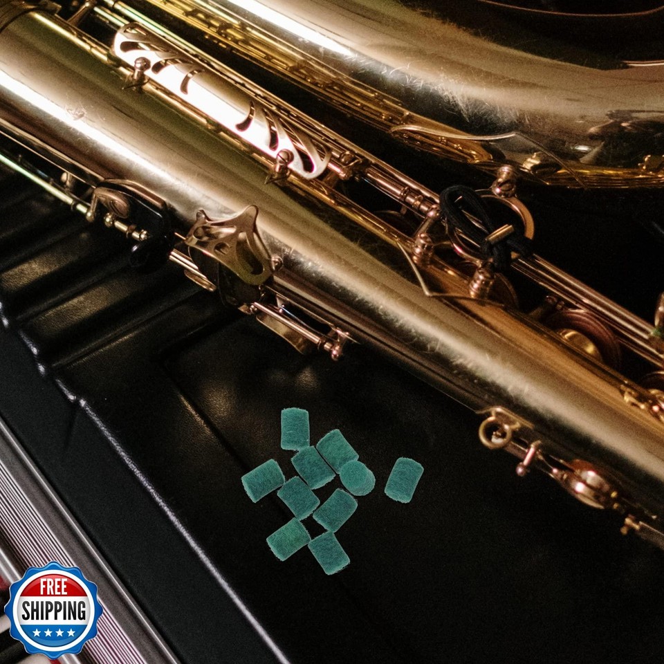 10pcs Saxophone Felt Column Bumper Guard Pad Key Height Positioning ...