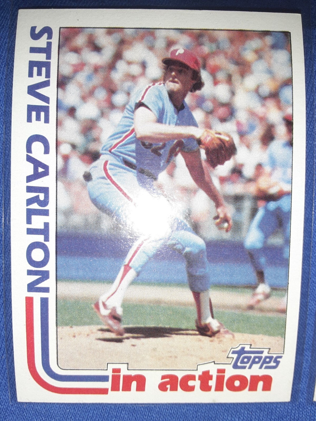 1982 Topps Steve Carlton #481 Philadelphia Phillies IN ACTION INSERT ...