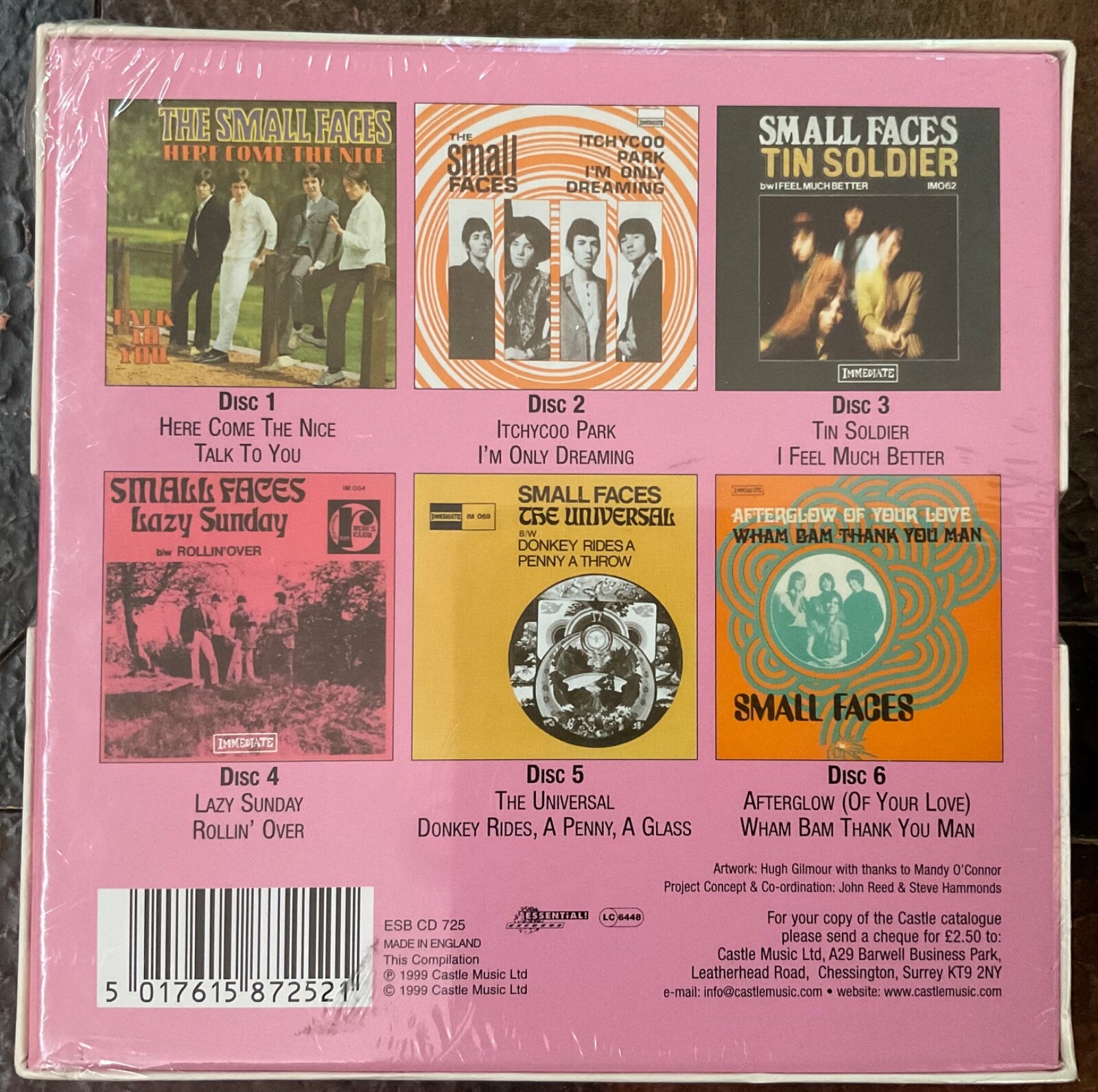 The Singles Collection [Box] by Small Faces (CD, Oct-1999, 6 Discs ...