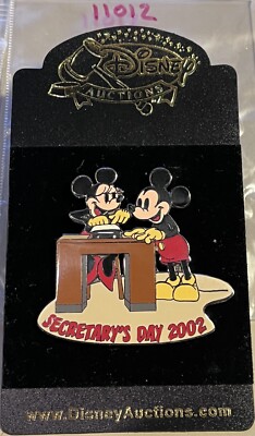 Disney Auctions 2002 Secretary's Day Mickey & Minnie PIN - LE 100! - PP ...