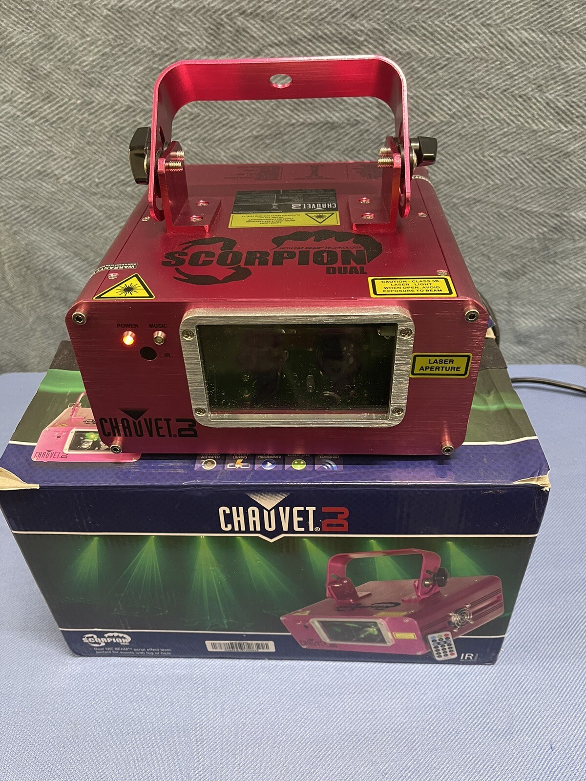 CHAUVET DJ Scorpion Dual Dual FAT BEAM aerial effect laser PROAUDIOSTAR ...