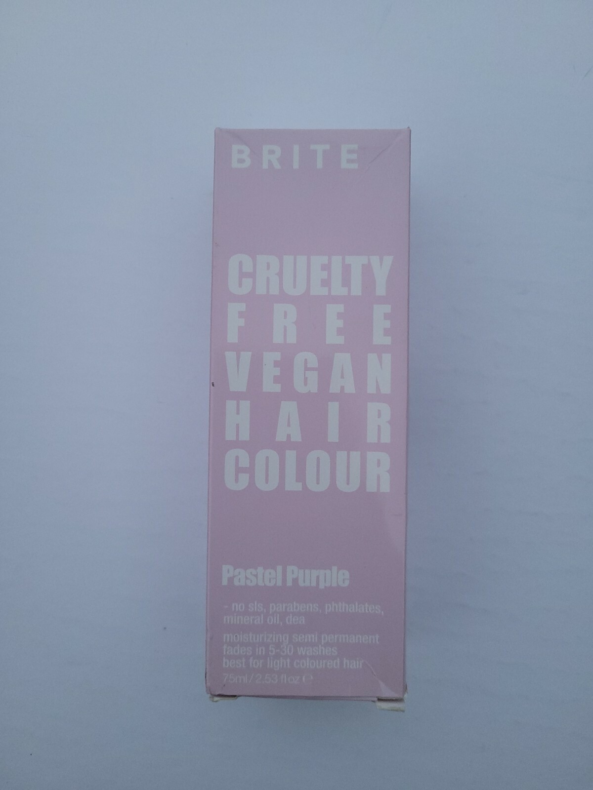 Brite Cruelty-free Vegan Hair Colour Pastel Purple NEW 2.53 FL oz Semi ...
