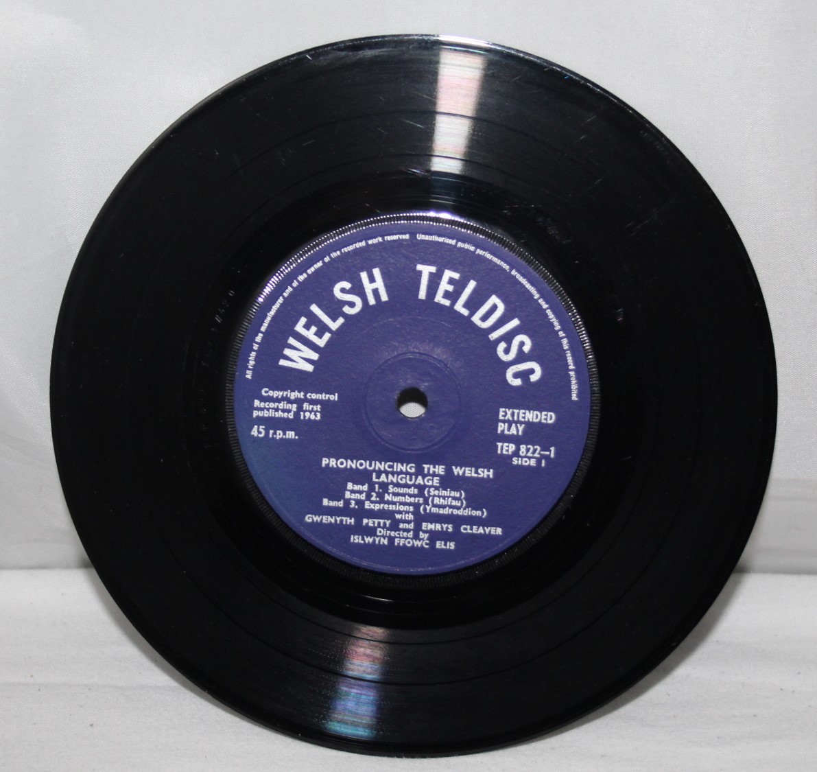 7" EP - Pronouncing The Welsh Language - Gwenyth Petty & Emrys Cleaver ...
