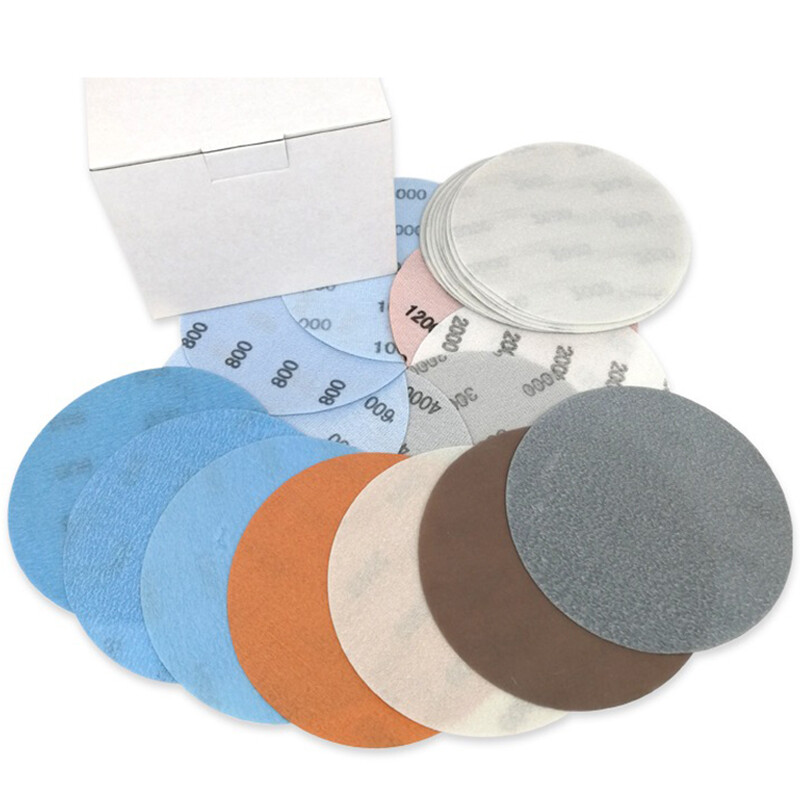 150mm Wet and Dry Sanding Discs 6 inch Sandpaper Film Pads No Hole 600 ...