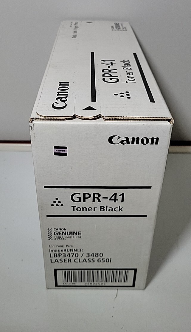 Canon GPR-41 Black Toner Cartridge - 3480B005AA for sale online | eBay