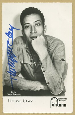 Philippe Clay (1927-2007) - Chanteur et acteur français - Photo signée ...