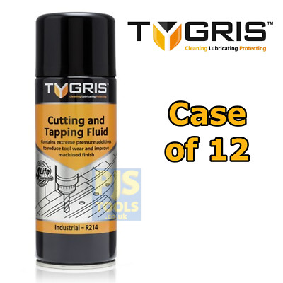 12 x Tygris 400ml R214 cutting & tapping spray fluid aerosol | eBay