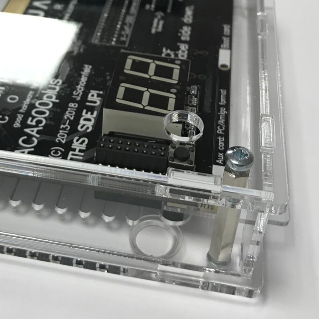 Plexi Acryl Gehäuse für ACA500 ACA 500 Plus case Amiga retro Commodore ...