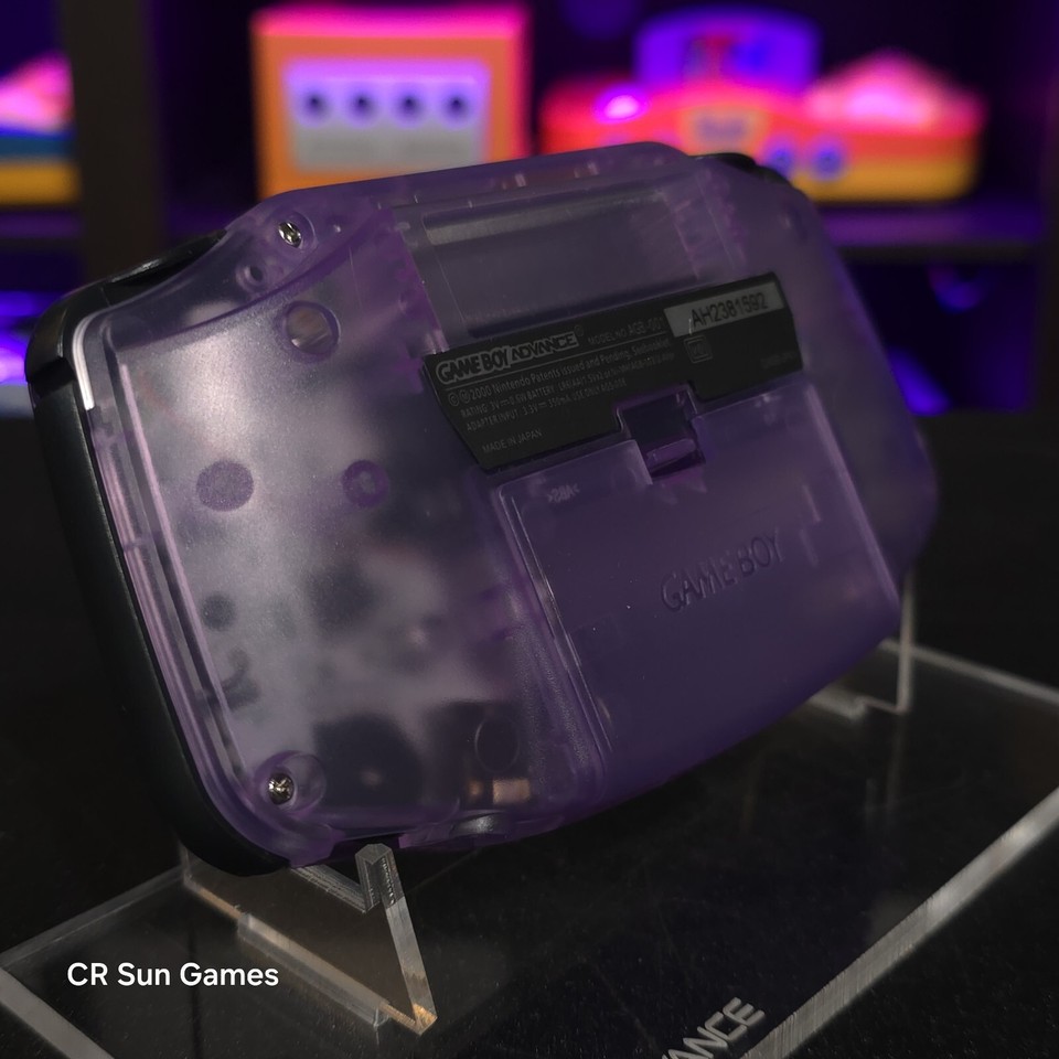 Gengar Purple Game Boy Advance GBA Console with iPS V5 Backlight ...