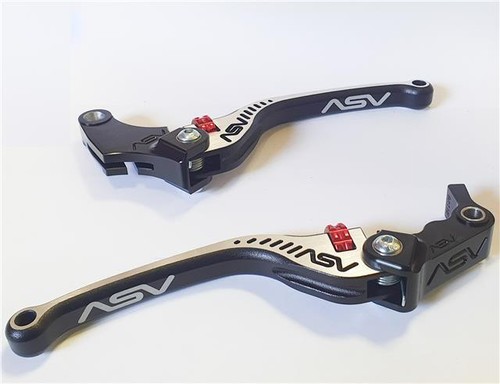 ASV C5 Regular Dual Colour Black Brake & Clutch Levers Honda CBR1000RR ...