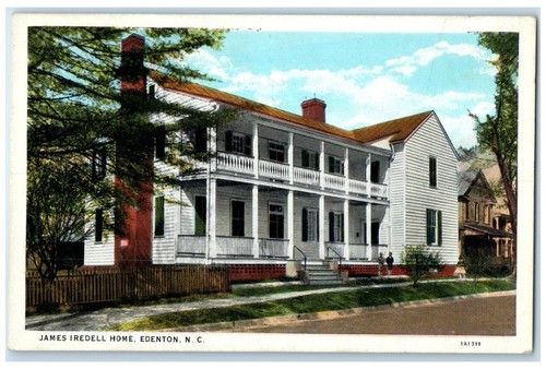 c1940 James Iredell Home Exterior House Edenton North Carolina Vintage ...