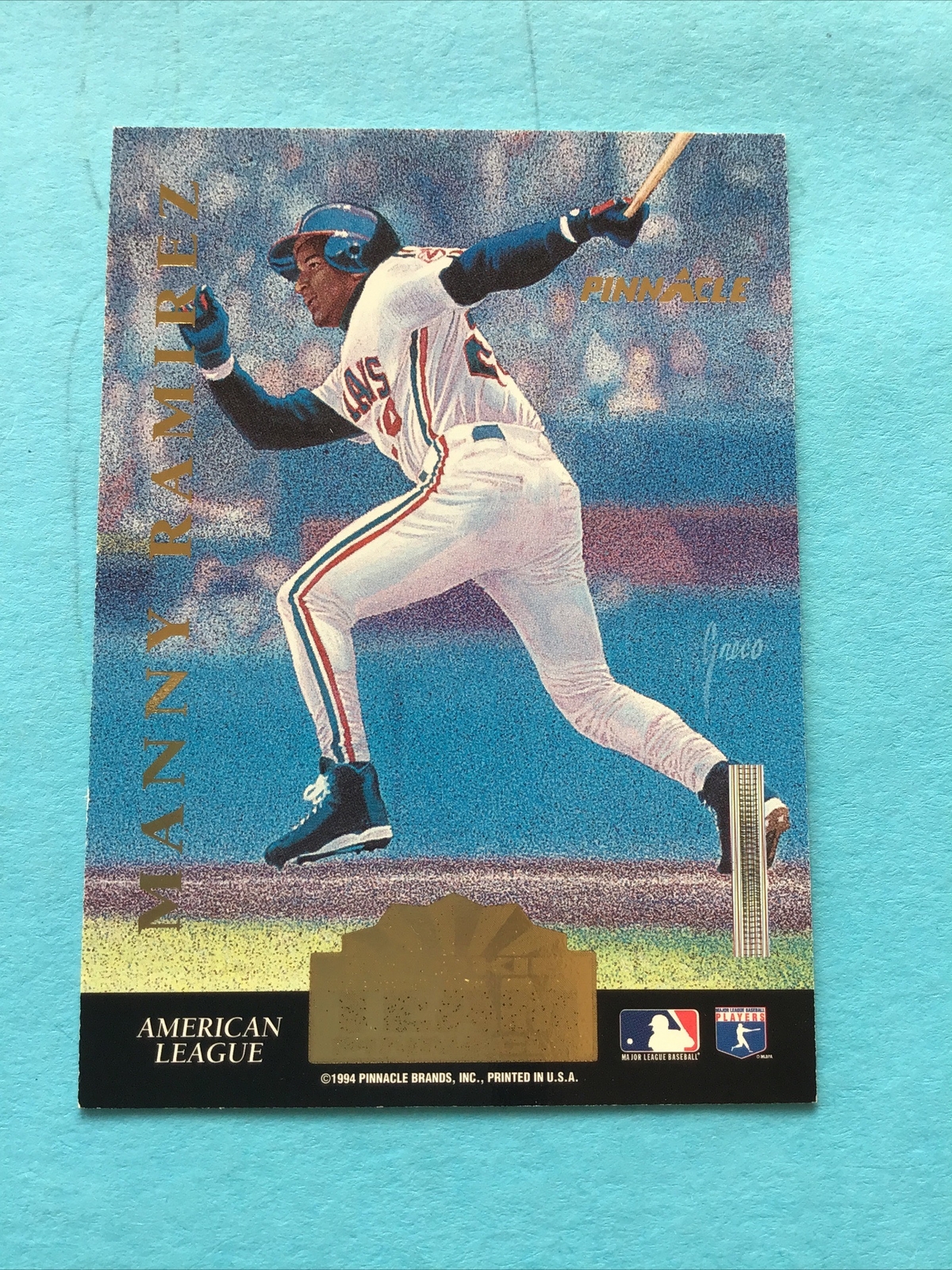 1994 Rookie Team Pinnacle Baseball Card Rondell White & Manny Ramirez ...