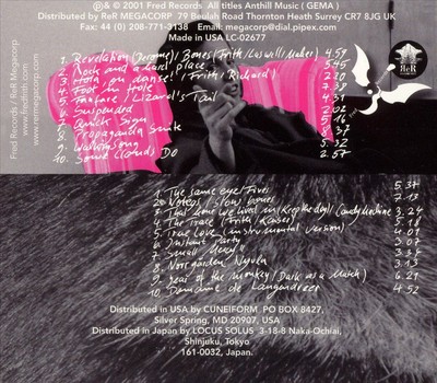 FRED FRITH KEEP THE DOG: THAT HOUSE WE LIVED IN NEW CD 752725900522| eBay