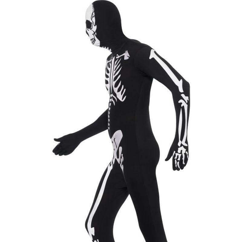 Skeleton Second Skin Costume Adult Black White Glow In The Dark | eBay