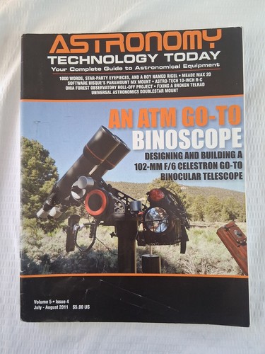 Astronomy Technology Today 2011 Volume 5 Issues 1-6 | eBay