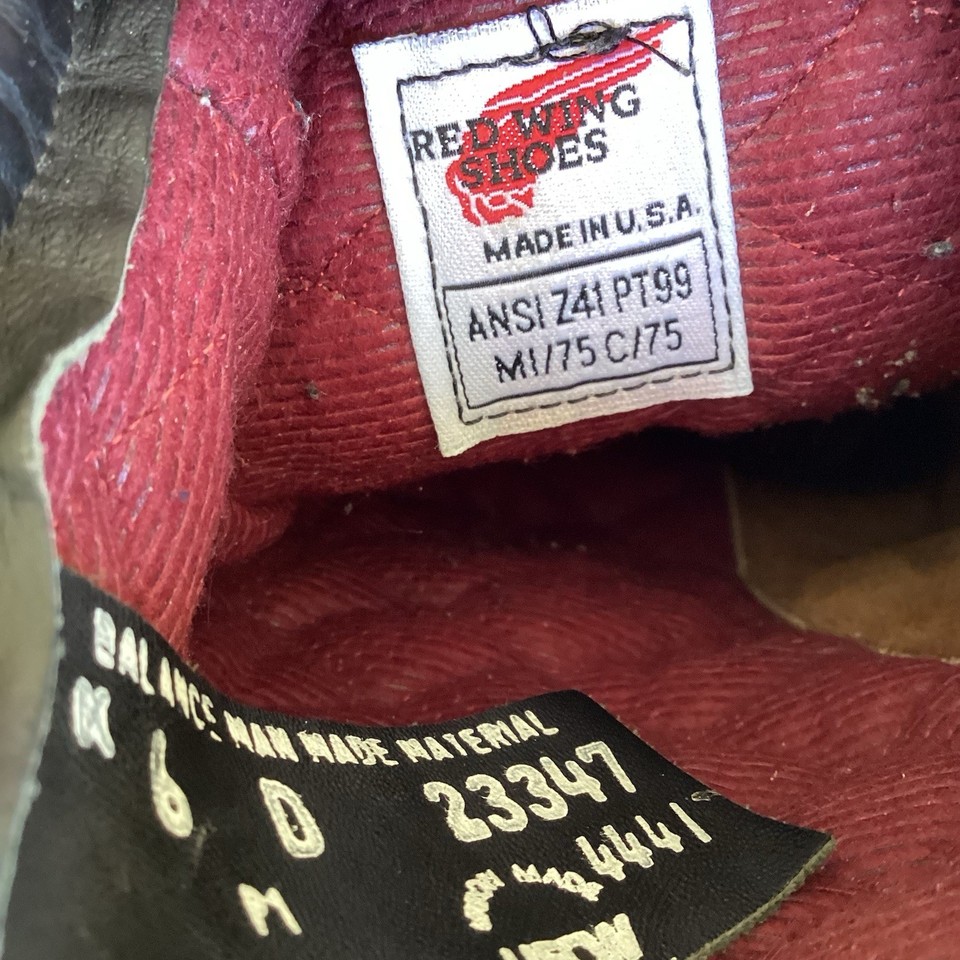 Vintage Red wing Pecos Leather Pull On Boots Style 4441 Size 6D 23347 ...