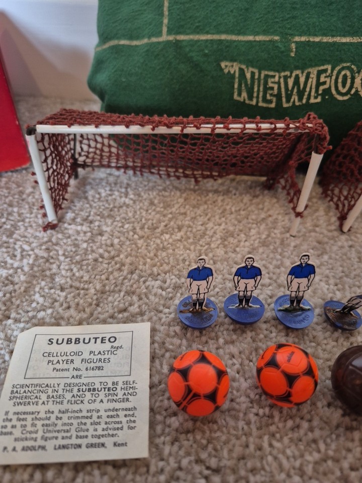 Subbuteo Table Soccer Vintage 1950s P.A. Adolph Celluloid Figures ...