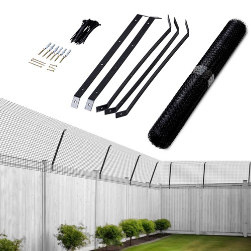 Cat Proof fence Barrier & Brackets 10M Kit - Secure Outdoor Fencing For ...