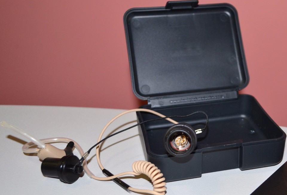 Invisio M3 / M3S Tactical Ear Bone Headset INV-600-LE with Manual 6-Pin ...