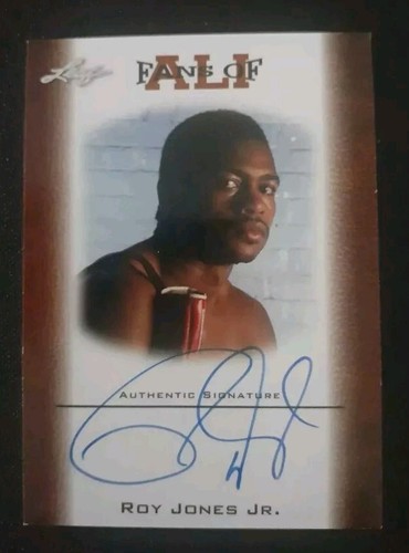 Roy Jones Jr 2010 Leaf Authentic Auto Autograph Card Sp Boxing HOF | eBay