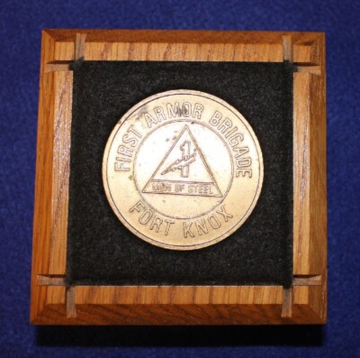 Hand-Made Single Coin Challenge Coin Display (fits 2" coin) | eBay