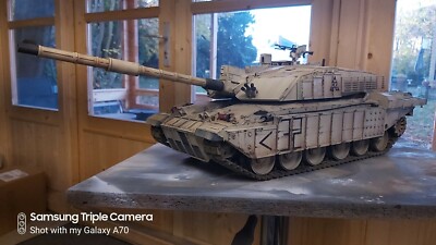 heng long 1/16 challenger 2 with full chobham armour upgrade custom ...