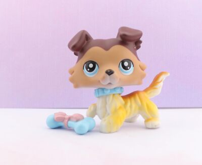 Littlest Pet Shop lps Collie 58 Old Rare LPS Figure with LPS ...
