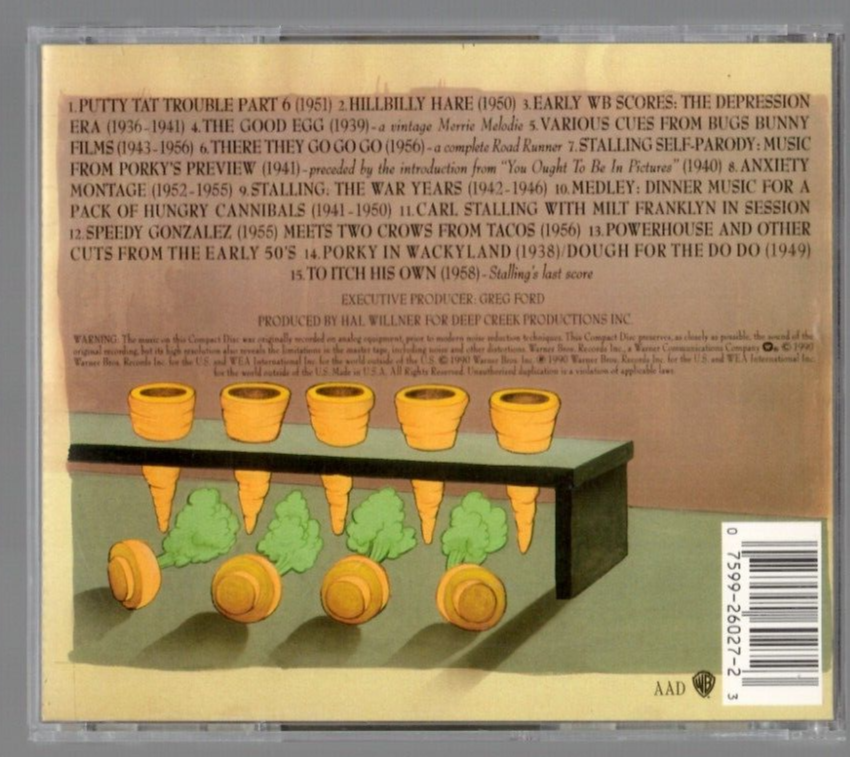 The Carl Stalling Project-Music From Warner Bros Cartoons 1936-1958 CD ...