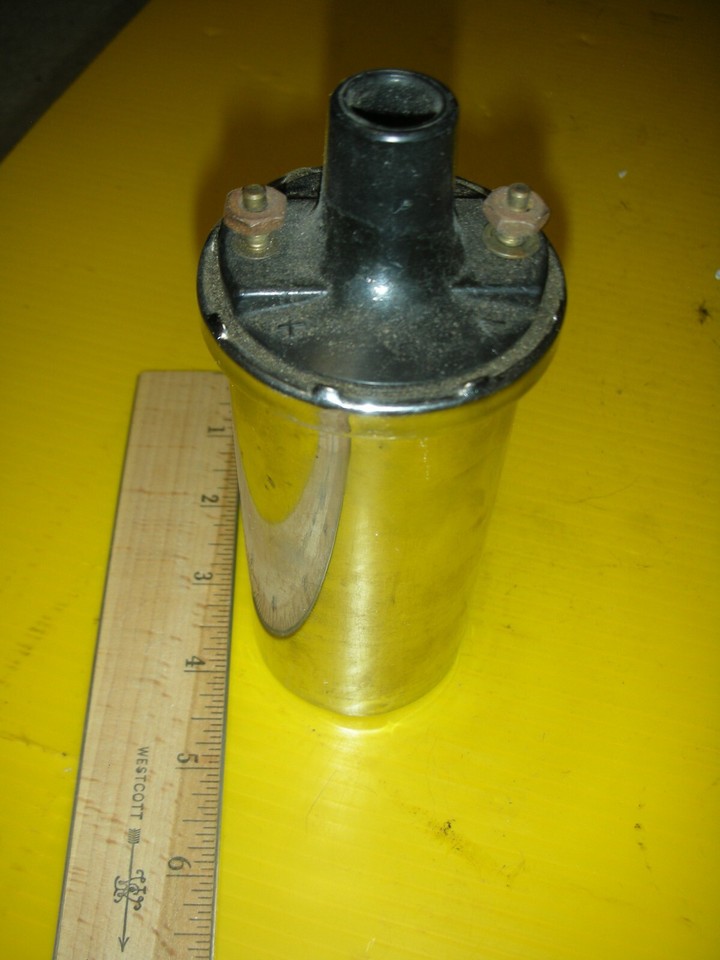 Mallory 29219 Mallory Universal Chrome Canister Coil FJ40 Toyota ...