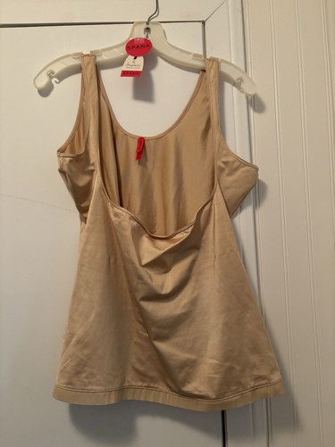 Spanx Simplicity Open Bust Camisole Shaping Tank Top Womens Size 3X ...