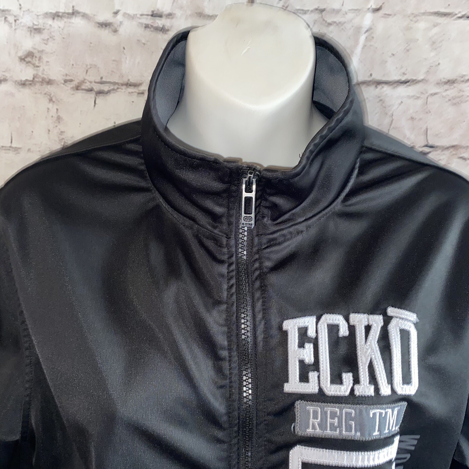 Ecko Unltd Division East Track Jacket Mens Small Vert… - Gem