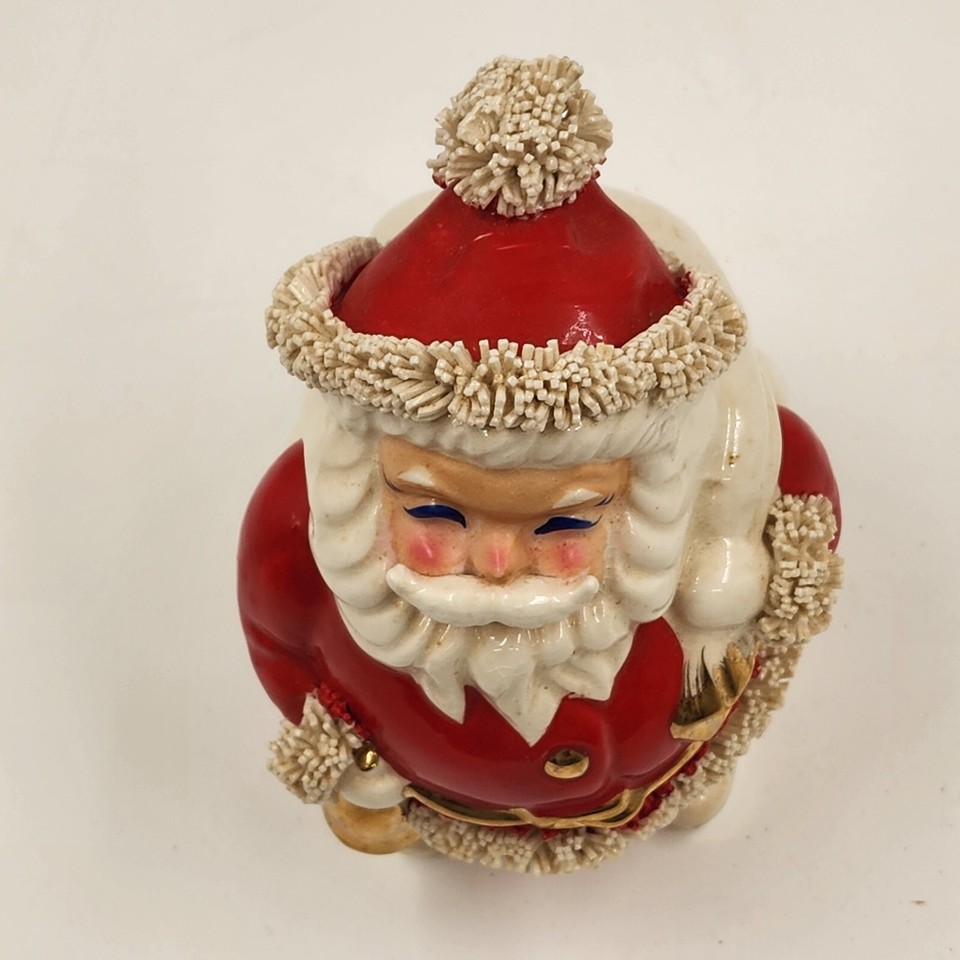 Spaghetti Santa Claus Bank 1960 Vintage Midcentury Japan Display Insert ...