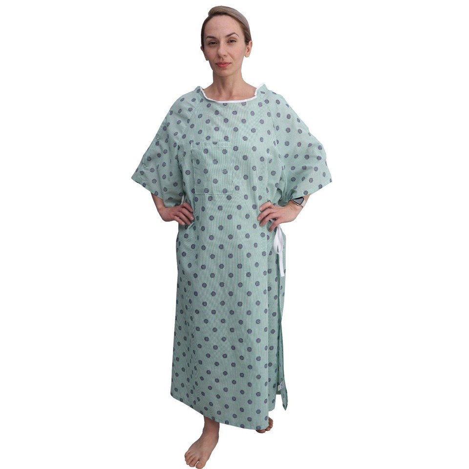 3 Pack - Hospital Gown IV Snap Sleeves - One Size Fits All (Small - 2XL ...