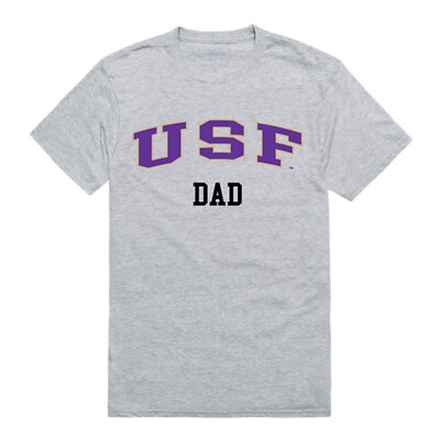 University Of Sioux Falls Cougars USF Dad Father NCAA Cotton Tee T ...