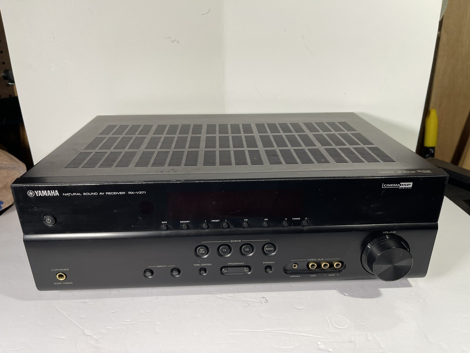 Yamaha RX-V371 Stereo 5.1 Channel HDMI AV Home Theater Receiver Tested ...